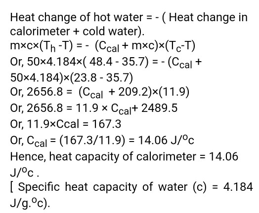 Solved ne following is temperature data recorded for | Chegg.com