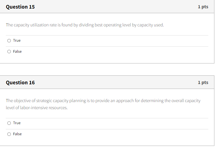 Solved The capacity utilization rate is found by dividing | Chegg.com