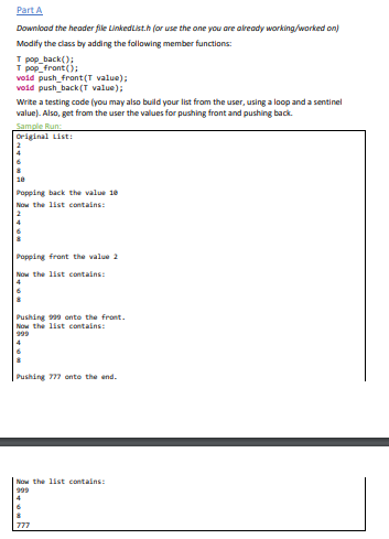 Solved #ifndef LINKEDLIST_H #define LINKEDLIST_H #include | Chegg.com