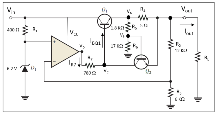 Solved 1.1 Explain foldback current limiting and constant | Chegg.com
