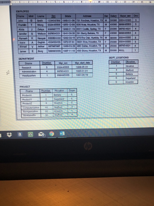 Solved 02: By Considering below SQL. query, answer given | Chegg.com