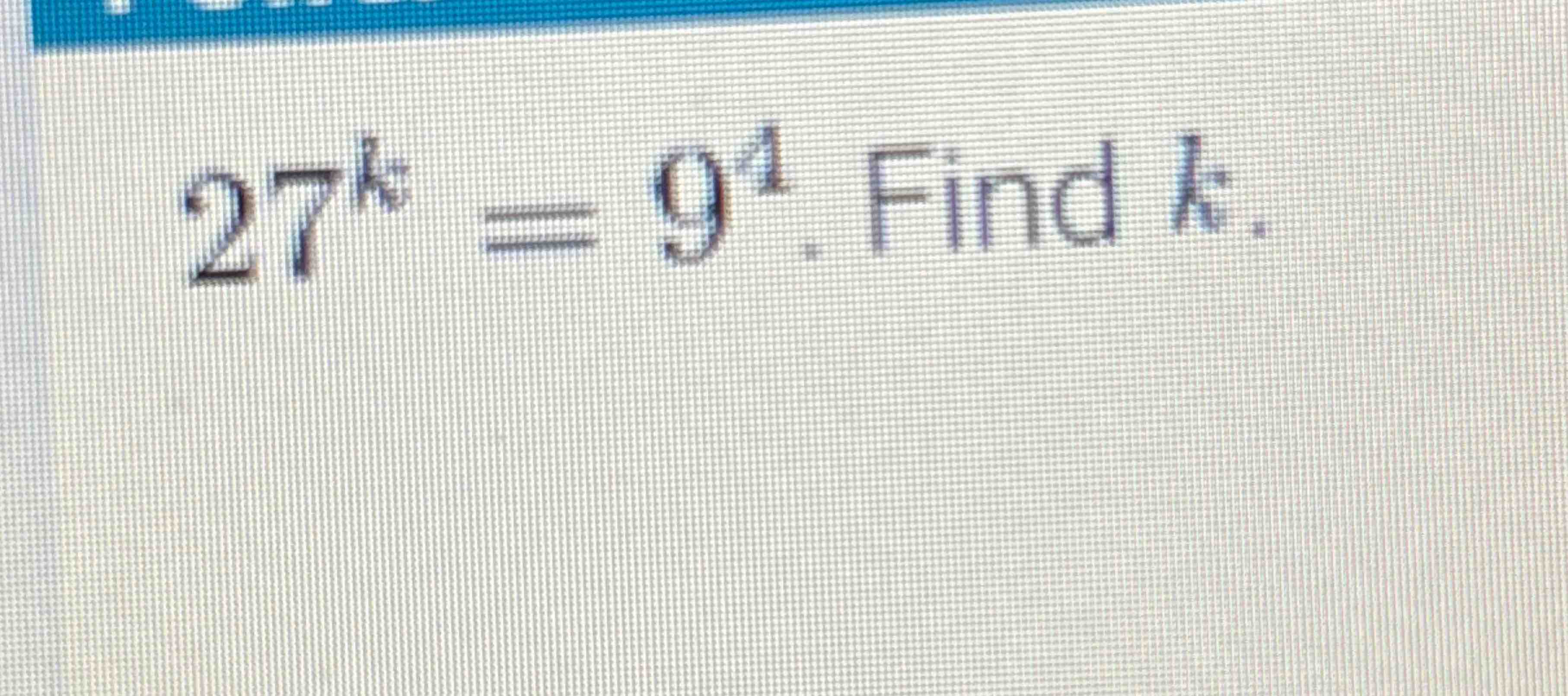 Solved 27k=94. ﻿Find k | Chegg.com
