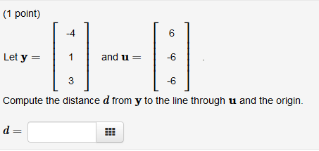 Solved 2 (1 point) Let L be the line in R3 that consists of | Chegg.com