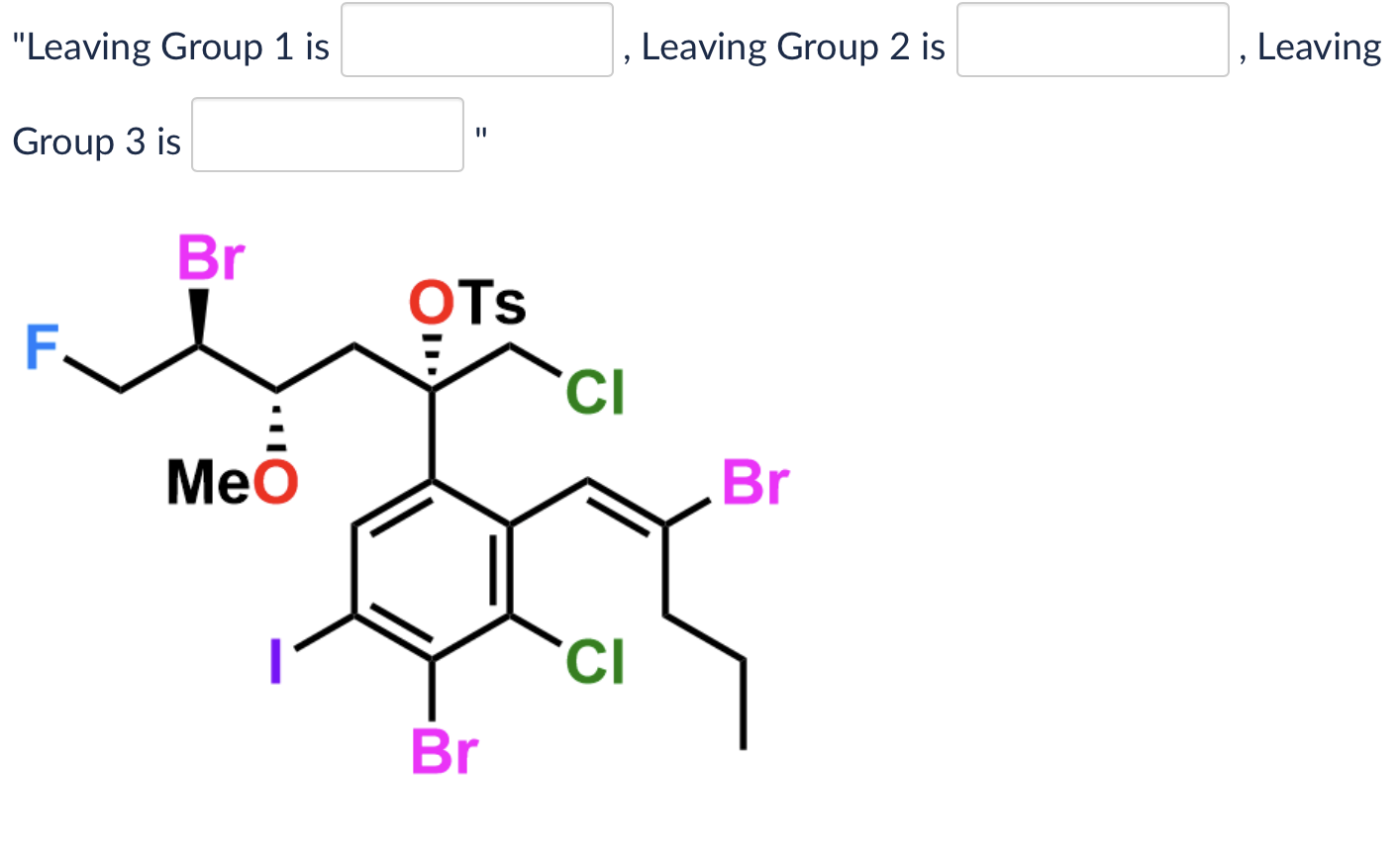 Solved Select ONLY those GOOD LEAVING GROUPS which can be | Chegg.com