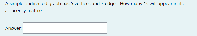 Solved A simple undirected graph has 5 ﻿vertices and 7 | Chegg.com