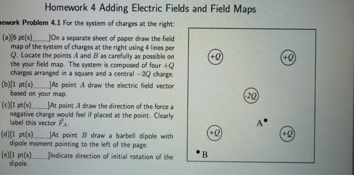Solved Homework 4 Adding Electric Fields and Field Maps | Chegg.com