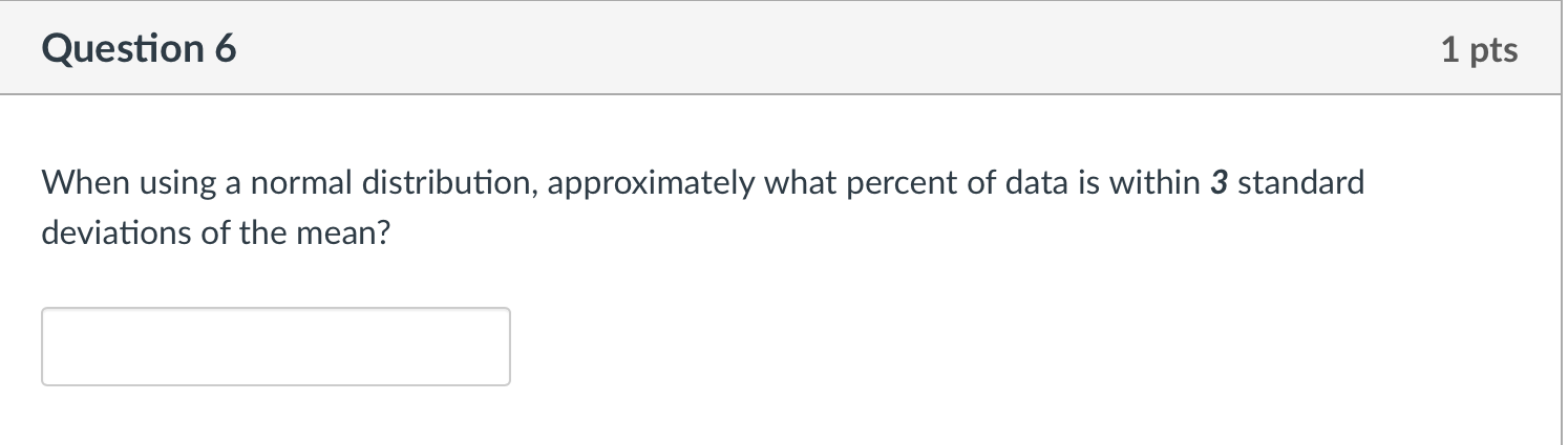 Solved When using a normal distribution, approximately what | Chegg.com