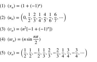 Solved For each sequence, find the set S of subsequential | Chegg.com
