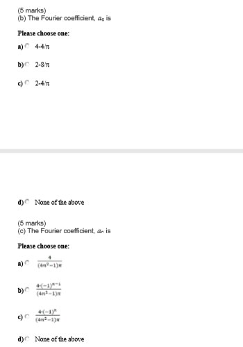 Solved The Sketch Of The Following Function F T 1 Cos