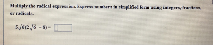 Solved Simplify The Expression Assume The Variable Is A 6683