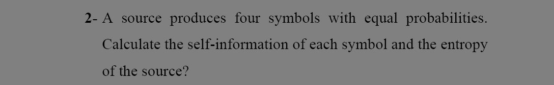 Solved Discussion (using matlab) 2- A source produces four | Chegg.com