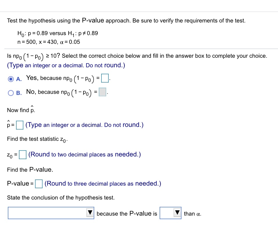 Solved Test the hypothesis using the P-value approach. Be | Chegg.com