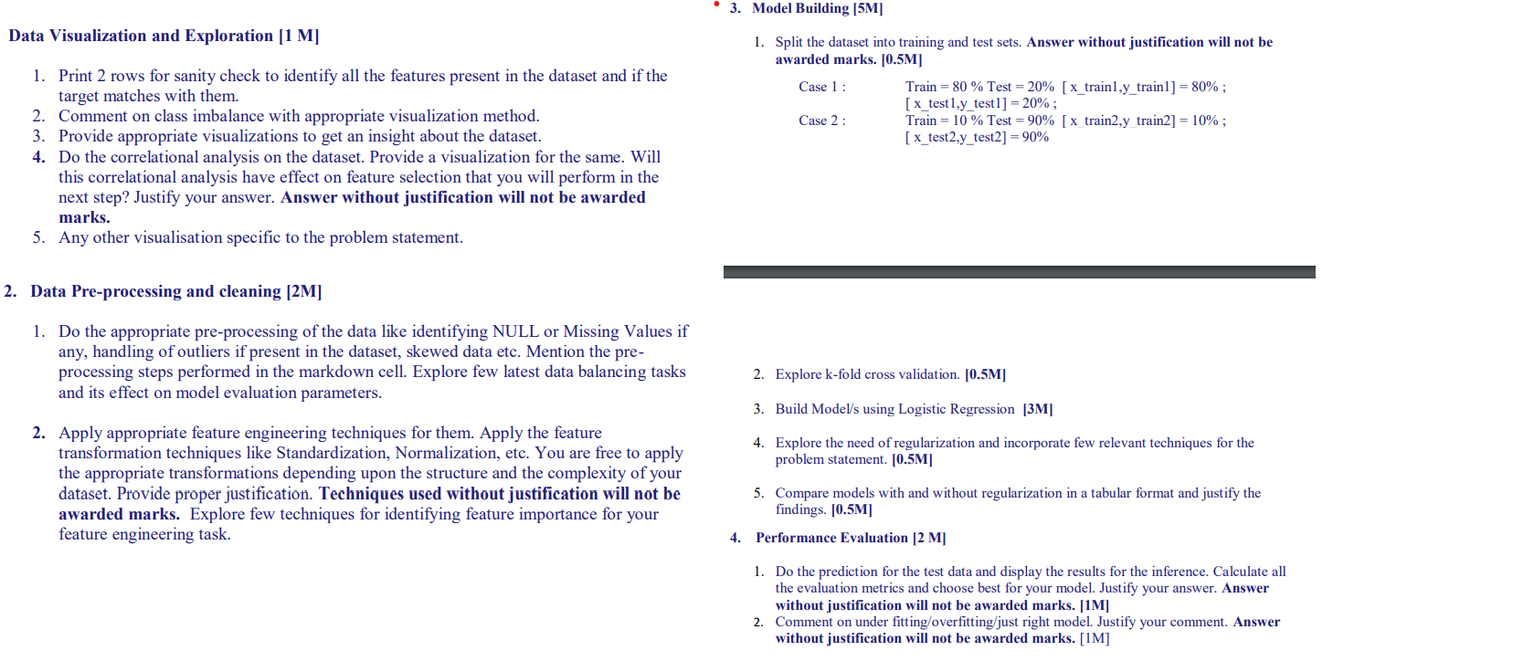 Data Visualization and Exploration [1 M] 1. Print 2 | Chegg.com