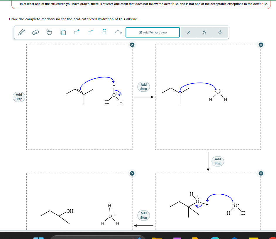 Solved Draw the complete mechanism for the acid-catalyzed | Chegg.com