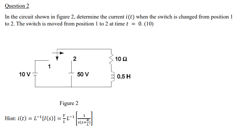 Solved In the circuit shown in figure 2, determine the | Chegg.com