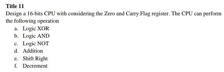 This is a Computer Architecture project and this | Chegg.com