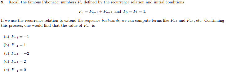 Solved Fn=Fn−1+Fn−2 and F0=F1=1. If we use the recurrence | Chegg.com