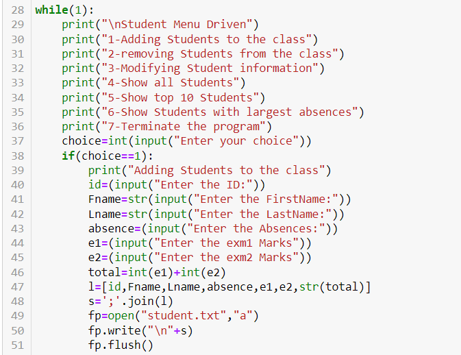 Solved i would like you to implement the following statement | Chegg.com
