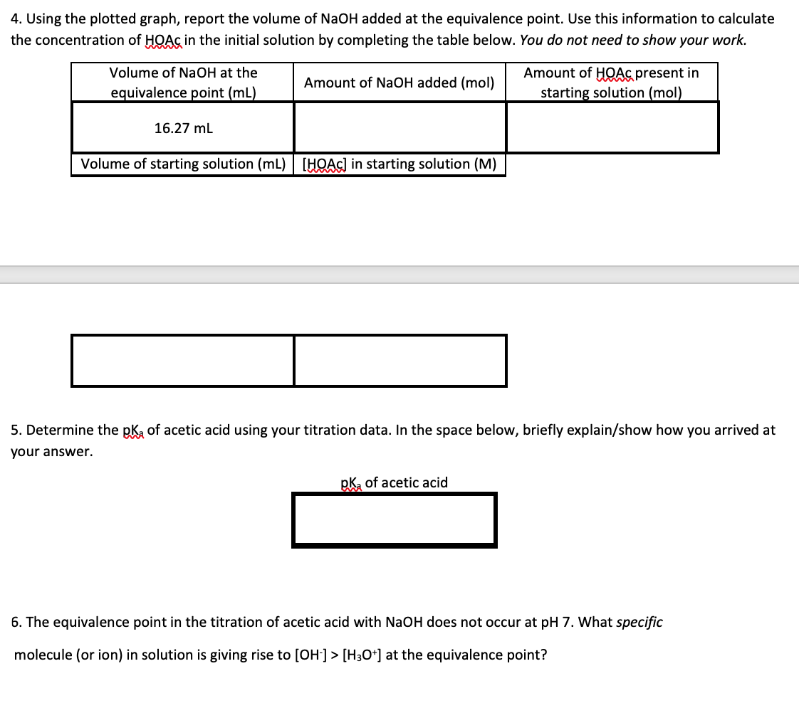 PART 2 Report your unknown HCl code number and the | Chegg.com