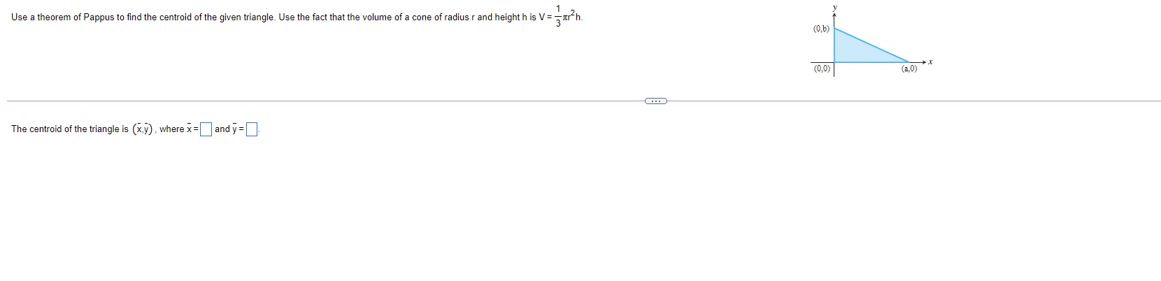 Solved Use a theorem of Pappus to find the centroid of the | Chegg.com