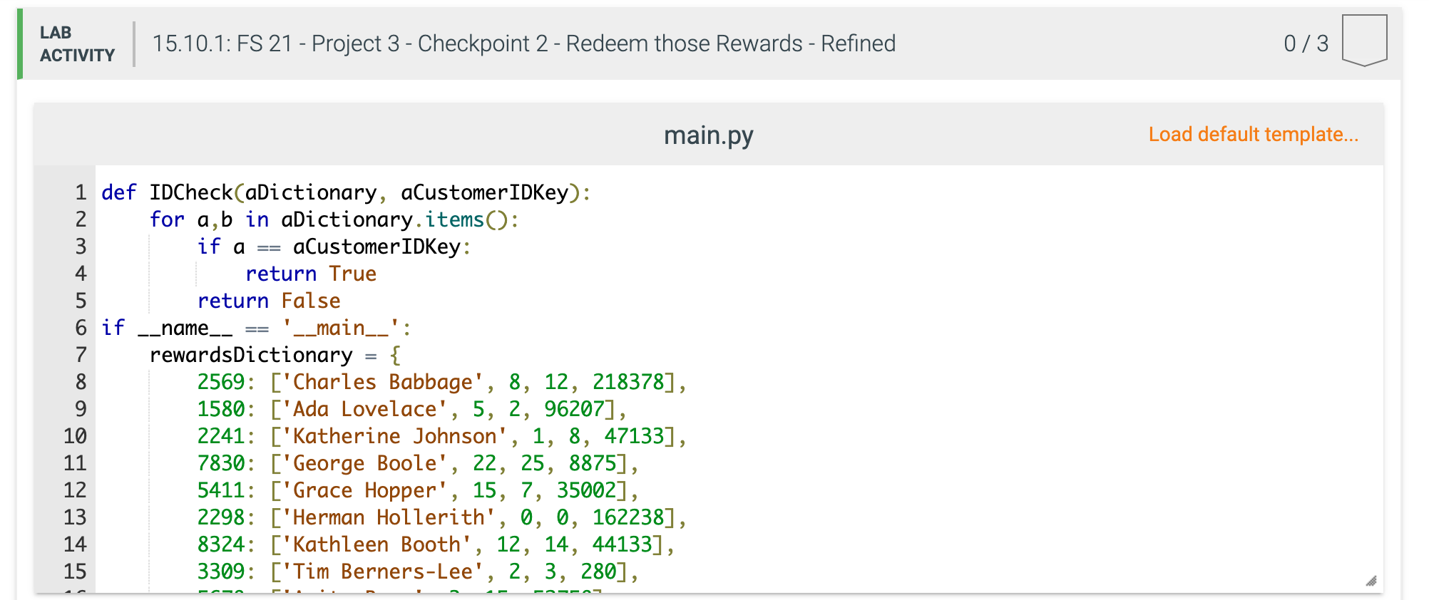 Solved IDCheck (aDictionary, aCustomerIDKey) - this function | Chegg.com