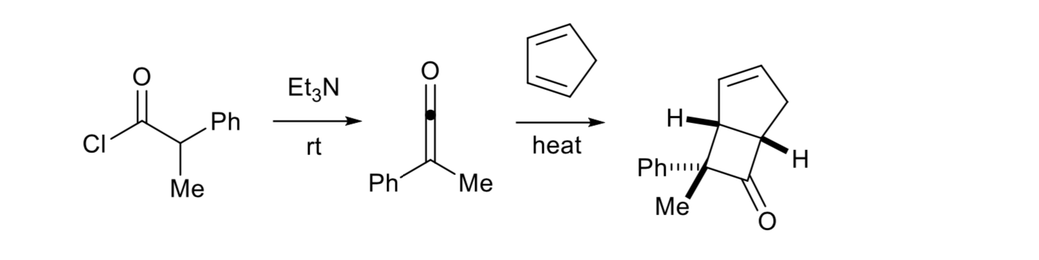 Solved Et3N - له Ph I H CI rt heat Phy H Me Ph Me Me | Chegg.com