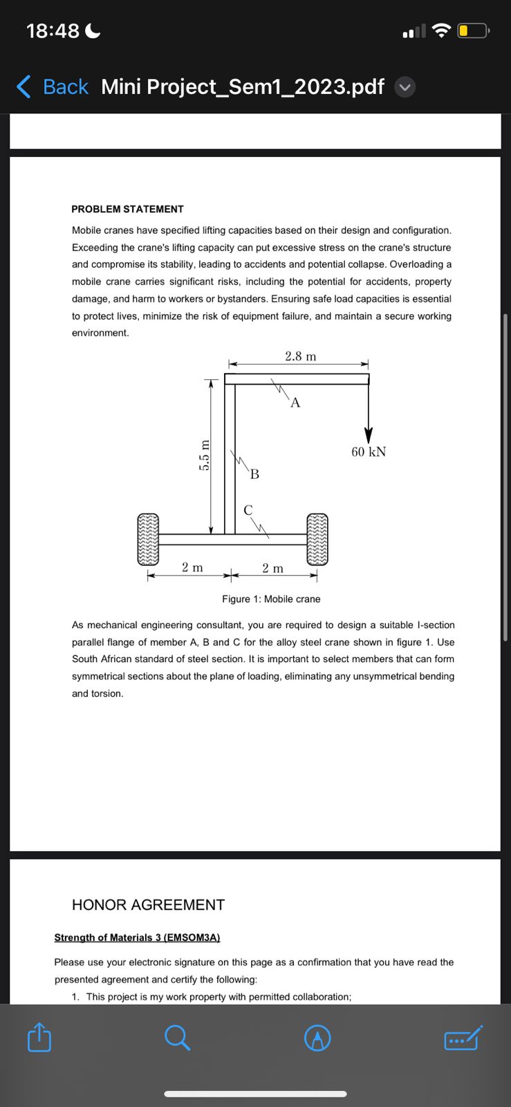 Solved PROBLEM STATEMENT Mobile cranes have specified | Chegg.com