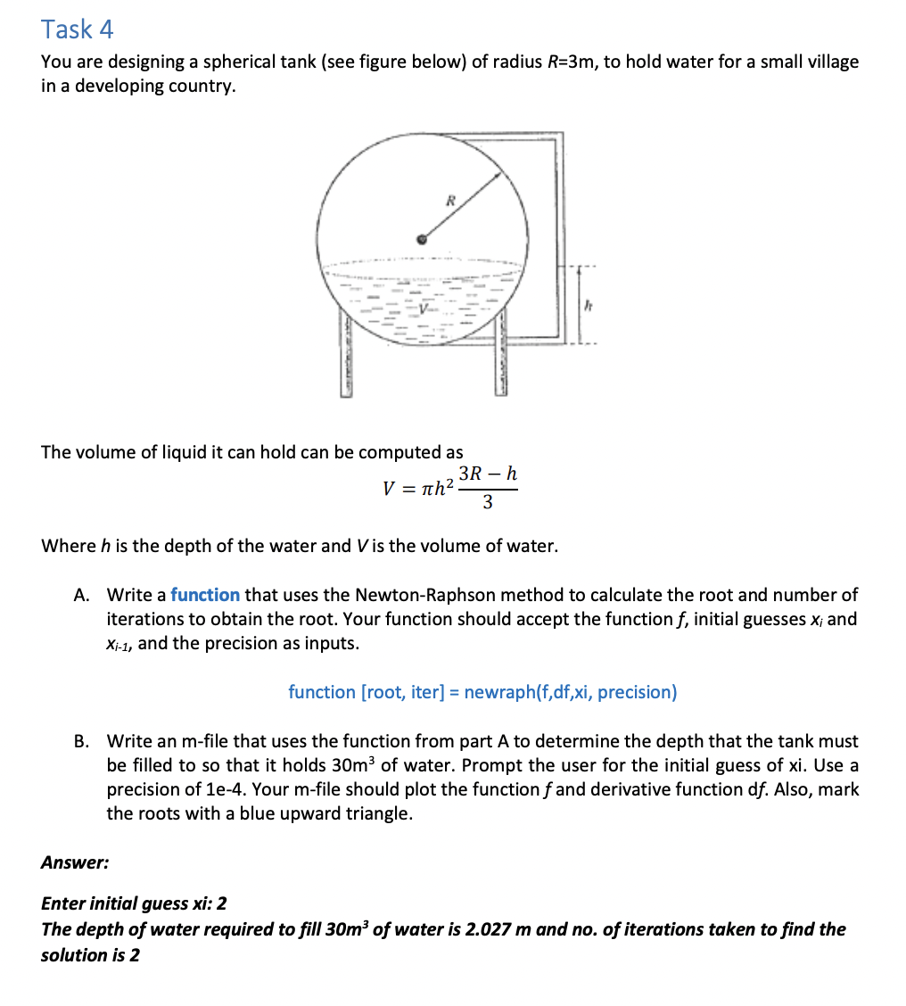Solved You are designing a spherical tank (see figure below) | Chegg.com