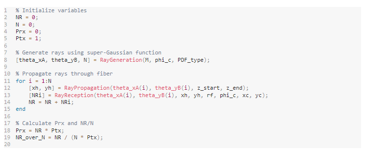 Task 1: The first task is to modify the RayReception | Chegg.com