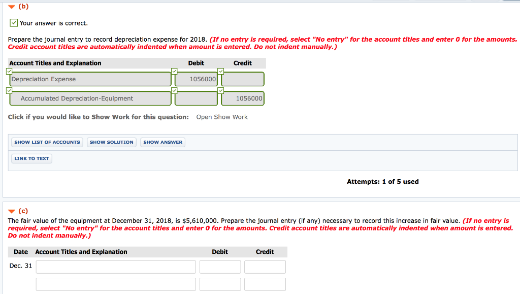 Solved Exercise 11-16 (Part Level Submission) Presented | Chegg.com