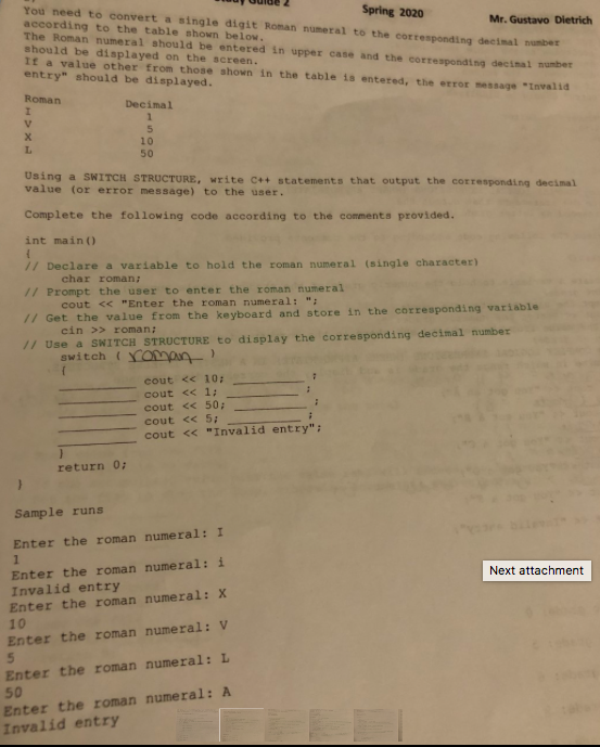 Uue 2 Using an EOF-CON an EOE-CONTROLLED LOOP, remain | Chegg.com
