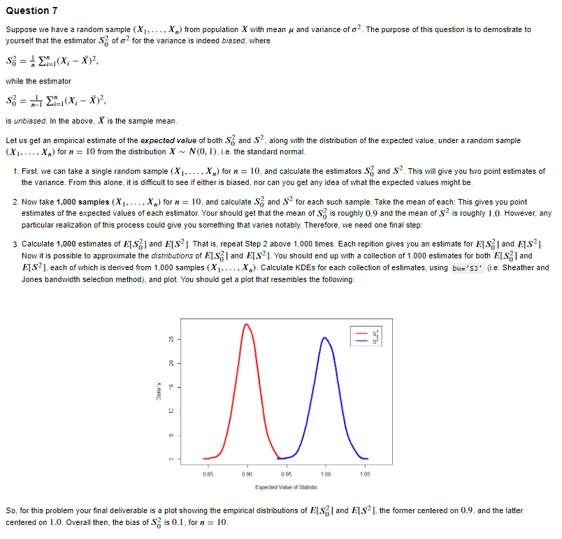 Solved Suppose we have a random sample (X1,…,Xn) from | Chegg.com