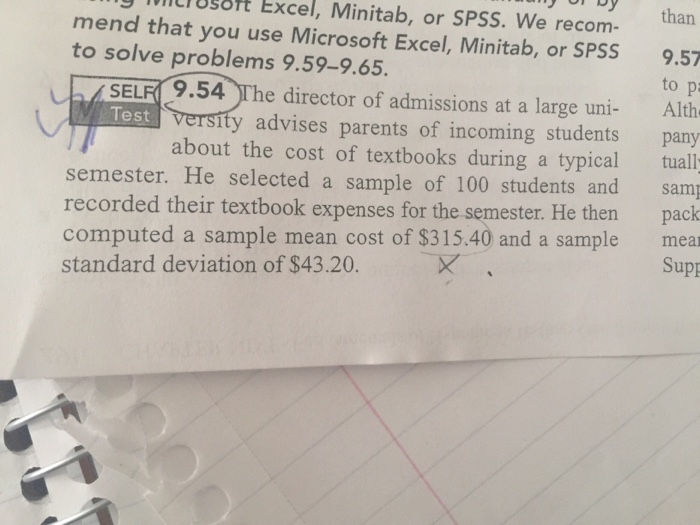 Solved U mend that Minitab, or SPSS. We recom- than to solve | Chegg.com