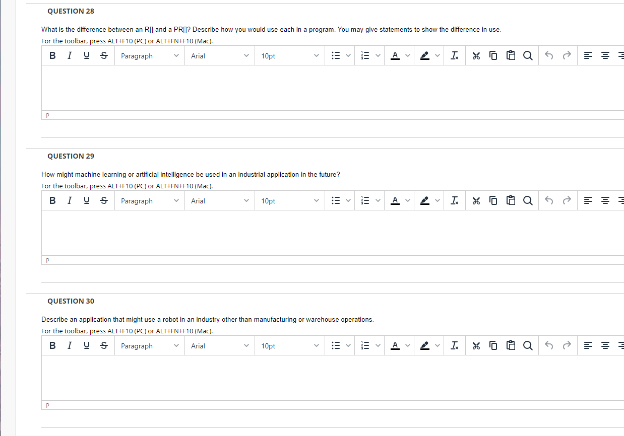 Solved QUESTION 28 What is the difference between an R[] and | Chegg.com