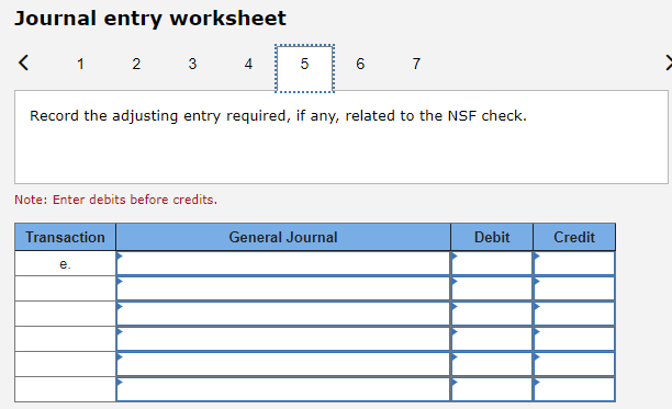 Solved Journal entry worksheet Record the adjusting entry | Chegg.com