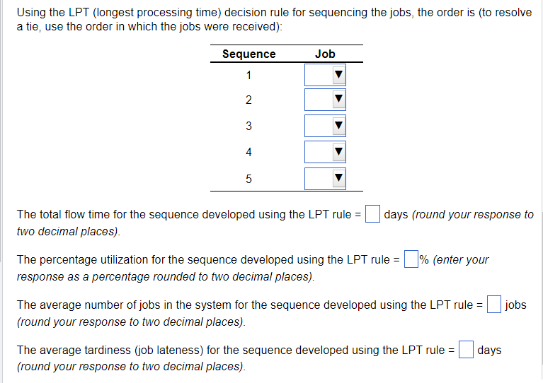 Solved Using the FCFS (first come, first served) decision | Chegg.com