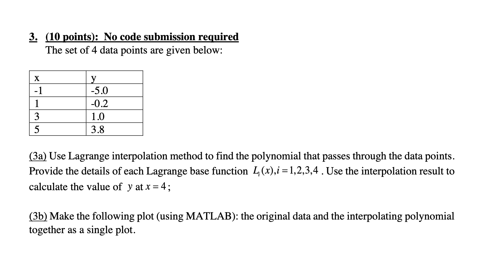 Solved 3 10 Points No Code Submission Required The Set 