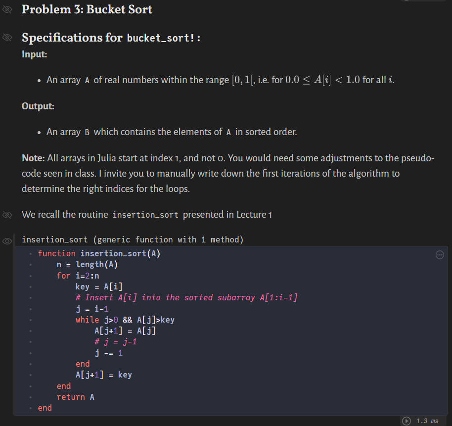 Solved ONLY USE JULIA PROGRAMMING LANGUAGE. I NEED THIS IN | Chegg.com