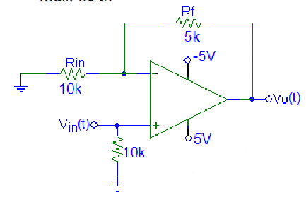 Solved Plot the input-output waveforms if Vin(t) = -Asen(wt) | Chegg.com