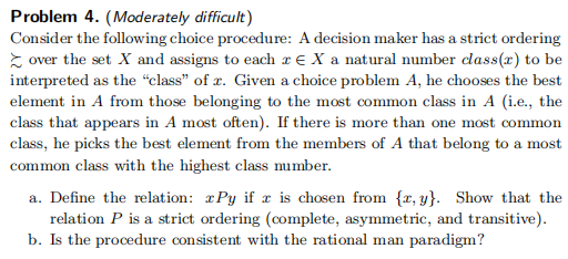 Solved Problem 4. (Moderately difficult) Consider the | Chegg.com