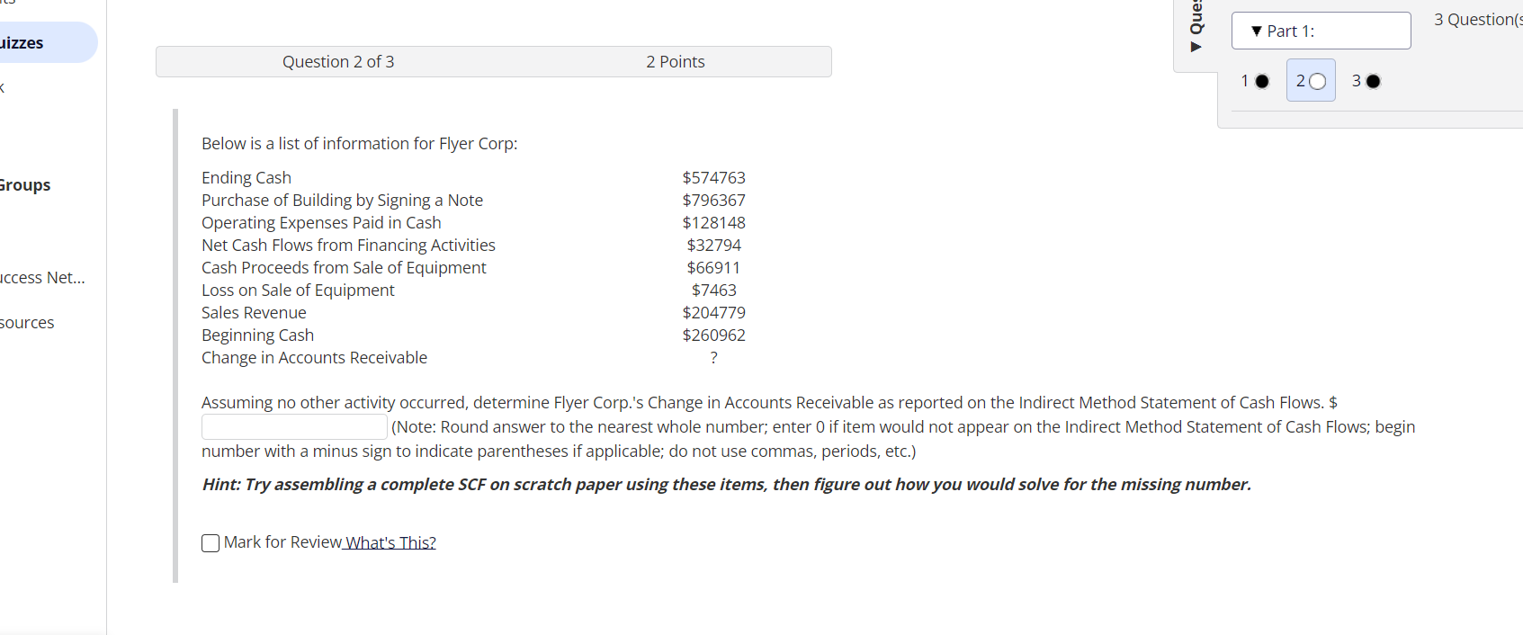 Solved Below is a list of information for Flyer | Chegg.com
