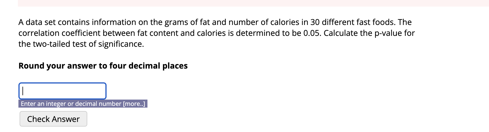 A data set contains information on the grams of fat | Chegg.com