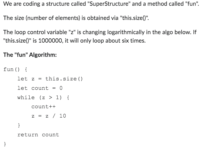 Solved We are coding a structure called "SuperStructure" and | Chegg.com