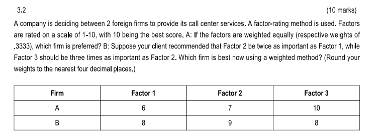 Solved As a supply chain consultant, you have been given 2 | Chegg.com