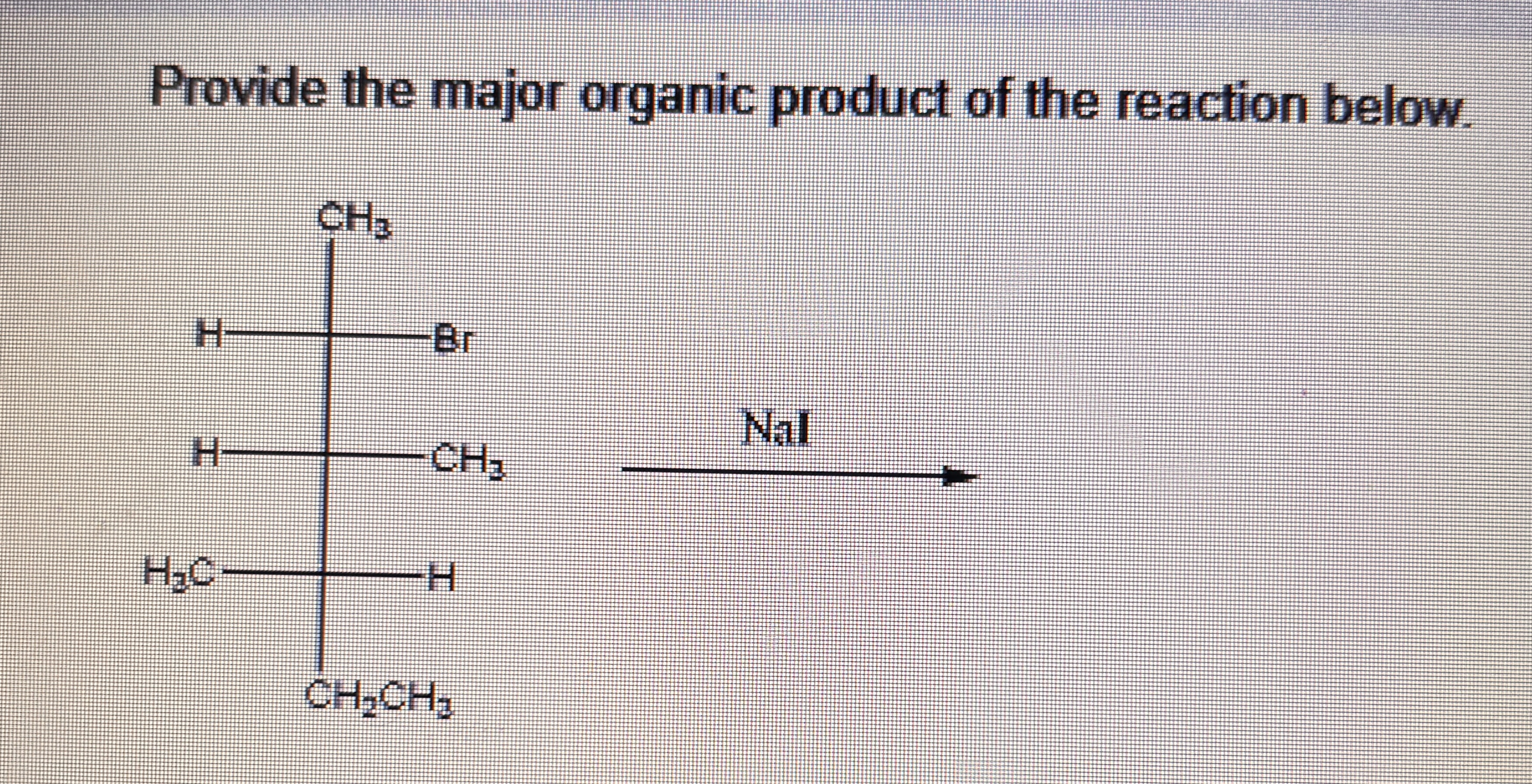 Solved Provide the major organic product of ﻿the reaction | Chegg.com