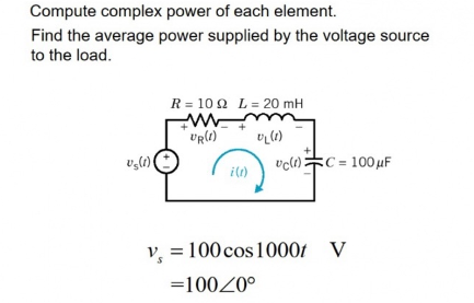 Solved Compute complex power of each element. Find the | Chegg.com