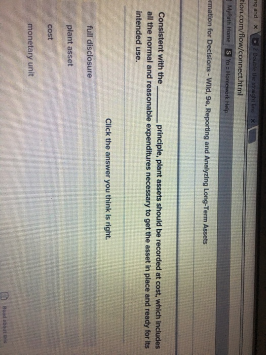 Solved ng and xY tion.com/flow/connect.html MyPath Home S Yo | Chegg.com
