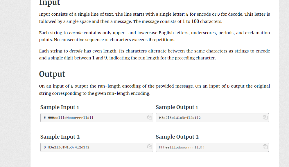 Solved Run-Length Encoding, Run! Forrest lives in a | Chegg.com