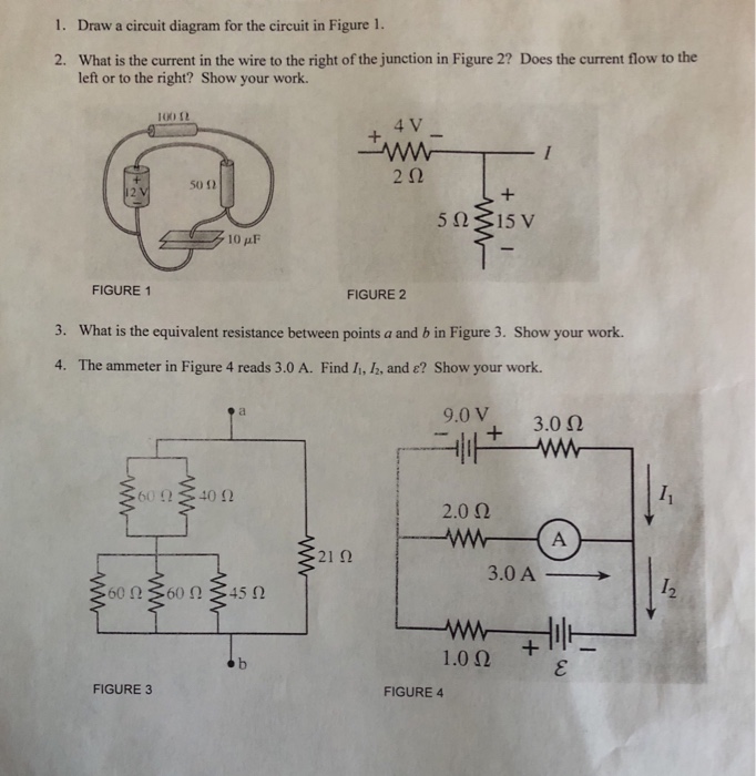 Draw A Circuit Diagram For The Circuit Of Figure 1 - Wiring Site Resource