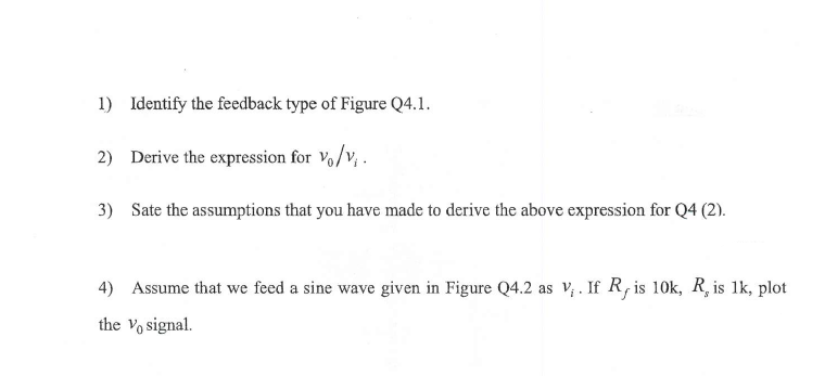 Solved Figure Q4.11) Identify the feedback type of Figure | Chegg.com